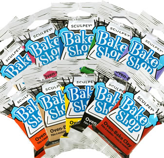 The polymer clay : Sculpey Bake Shop Clay